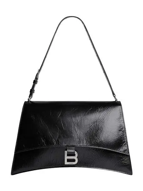 Balenciaga Crush Medium Sling Bag - Black