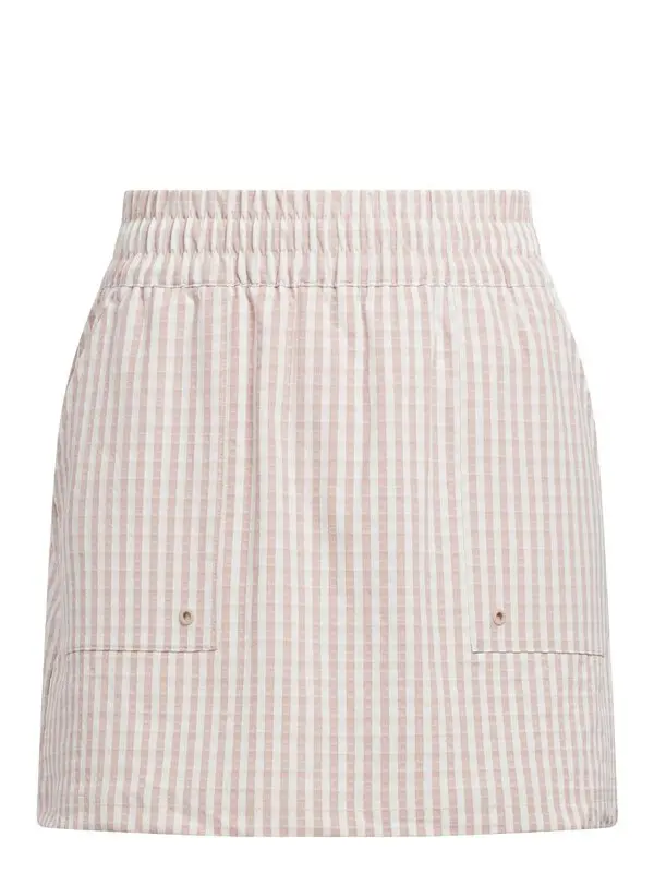 Adidas Ultimate365 Gingham Skort - Wonder Taupe