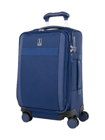 TRAVELPRO Versapack + Lightweight Softside Expandable 21" Carry On Spinner Luggage - Estate Blue