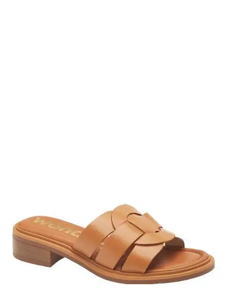 WONDERS Leather Slide Sandal - Iseo Cuero