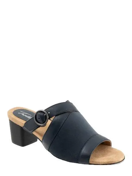 Trotters Mitzi Slide Sandal - Navy Blue