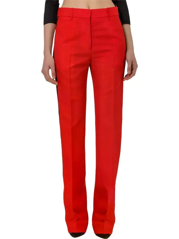 Calvin Klein Straight-leg Trousers - Red