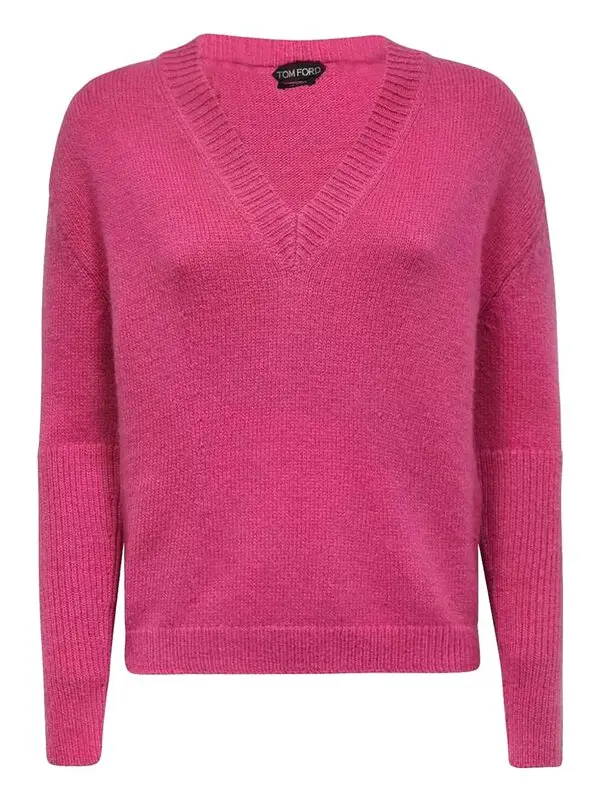 TOM FORD V-neck Sweater - Pink