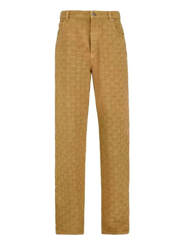 FERRAGAMO Monogram Jeans - Neutrals