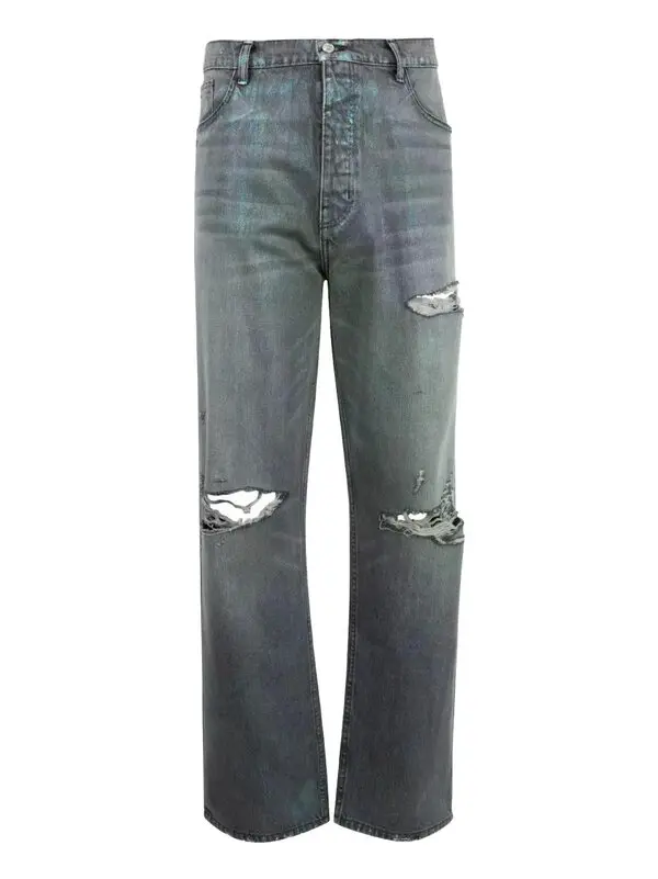 NAHMIAS Oil Spill Jeans - Grey