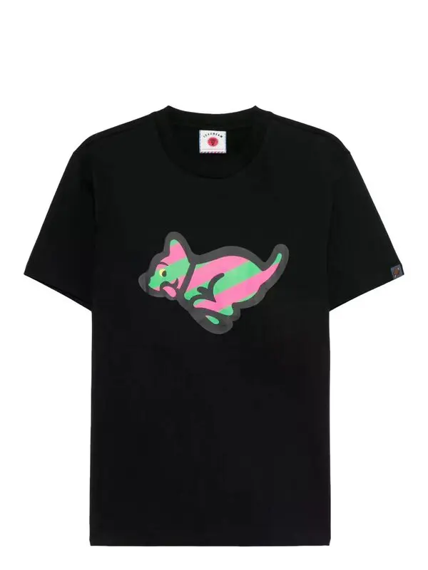 ICECREAM Running Puppy T-shirt - Black