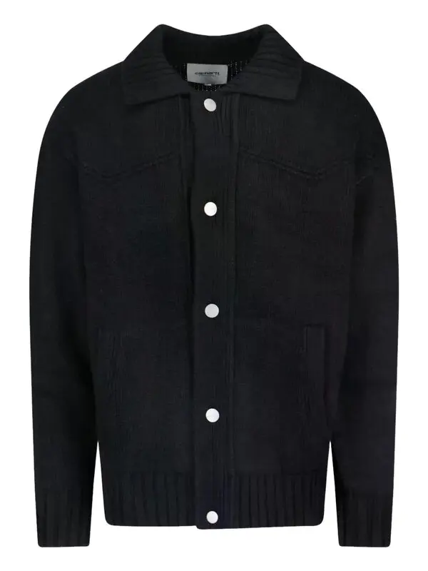 Carhartt Work In Progress Santa Fe Cardigan - Black