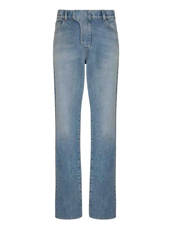 Balmain Straight Fit Denim Jeans - Bow Ties