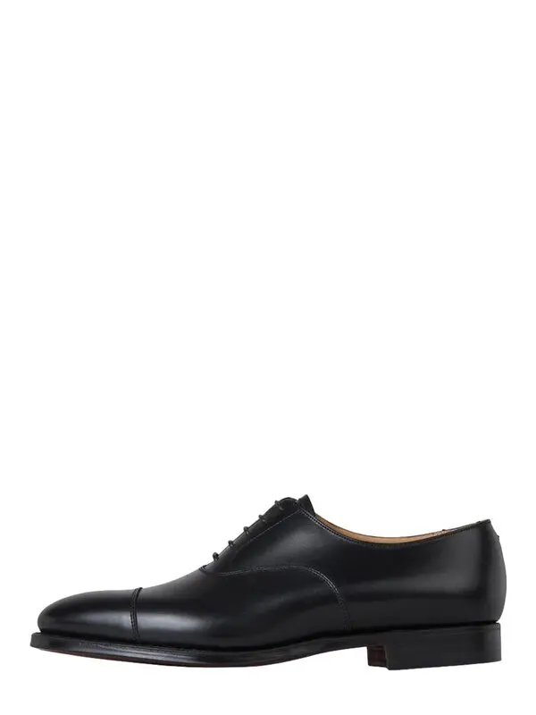 Crockett & Jones Leather Oxford Shoes - Black