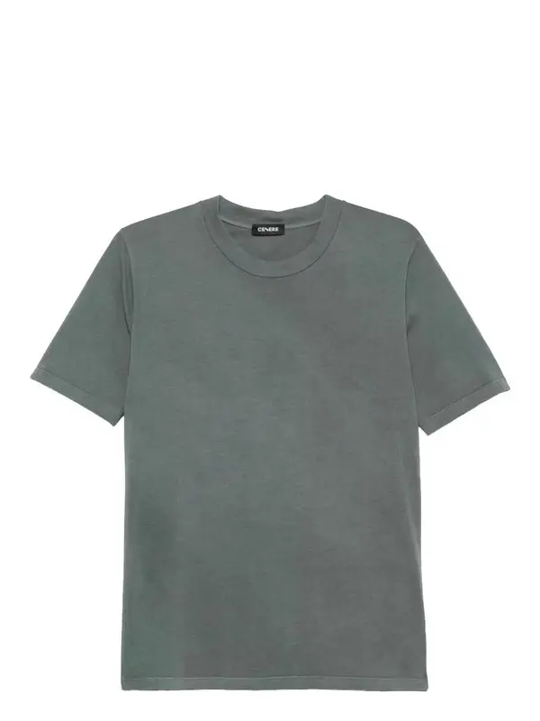 CENERE GB Cotton T-shirt - Grey