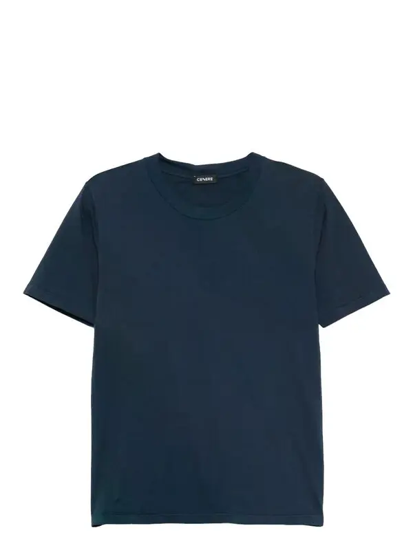 CENERE GB Cotton T-shirt - Blue
