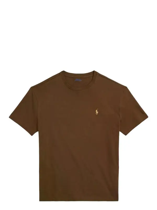 Polo Ralph Lauren Crew-neck Cotton T-shirt - Brown