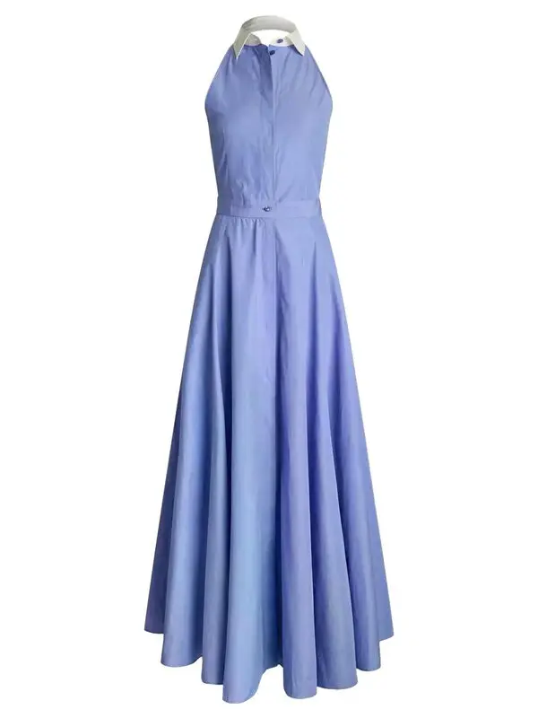 Ralph Lauren Cotton Maxi Dress - Blue
