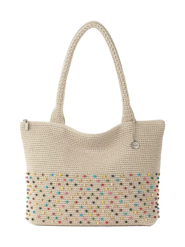 THE SAK Crafted Classics Carryall Bag - Ecru Multi Beads
