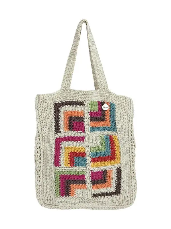 THE SAK Lanie Market Hand Crochet Tote Bag - Multi Geo