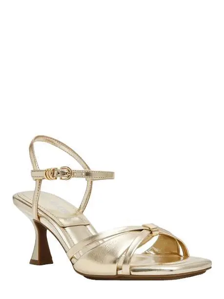 Anne Klein Jelena Ankle Strap Sandals - Light Gold