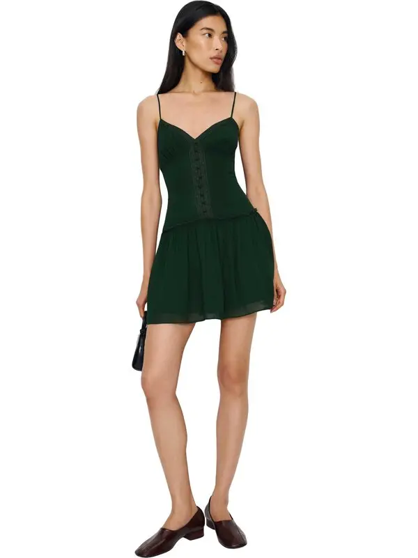 REFORMATION Citrus Mini Dress - Green