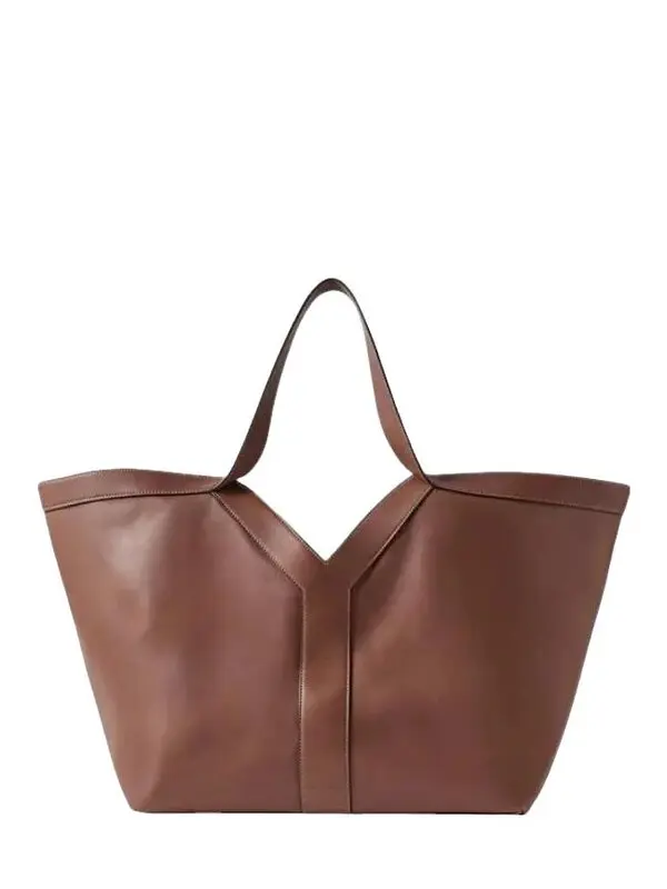 Saint Laurent Y Leather Tote - Brown