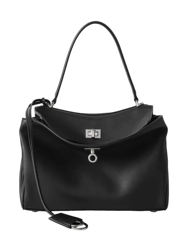 Balenciaga Rodeo Small Leather Tote - Black