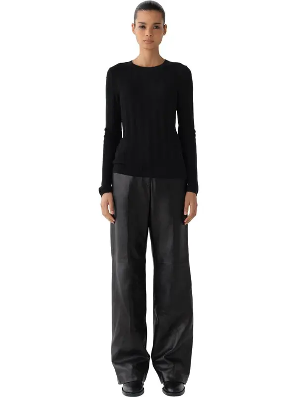 Veronica De Piante Maya Cashmere Sweater - Black