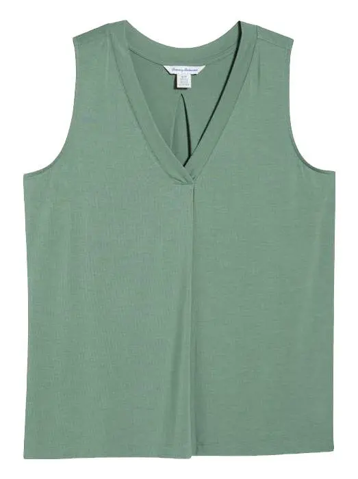Tommy Bahama Kauai V-neck Tank - Dark Jade