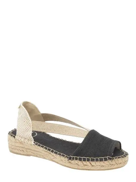 TONI PONS Elora Espadrille Sandal - Black