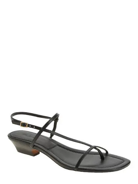 Madewell Maycie Asymmetric T-strap Sandal - True Black