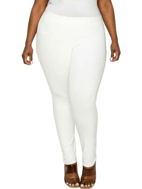 L I V D Ashley Ponte Leggings - Ivory