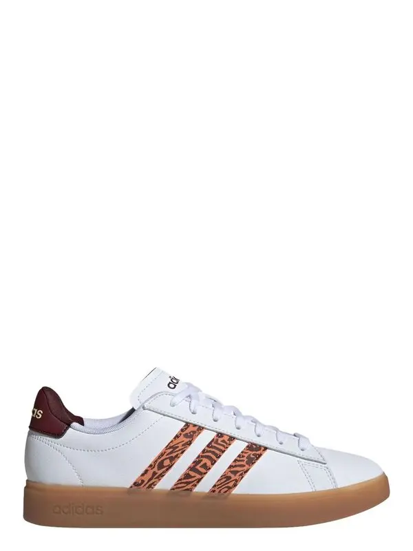 Adidas Grand Court 2.0 Hazy Copper Zebra Sneakers - White