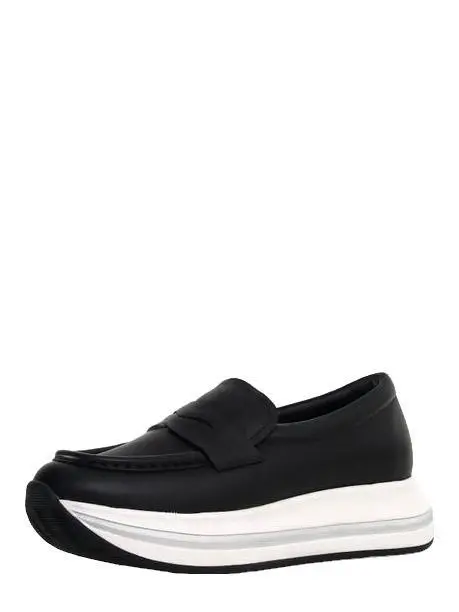 VOILE BLANCHE Merry Penny Loafer - Black