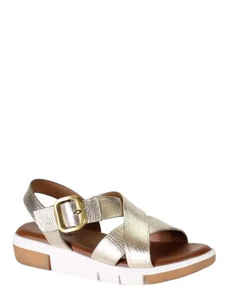 DIBA TRUE Advocate Wedge Sandal - Gold