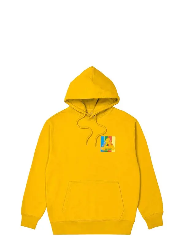 PALACE Tri-emb Hood - Yellow