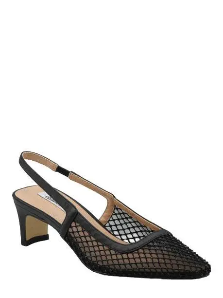 CHARLES DAVID Shine Slingback Pump - Black