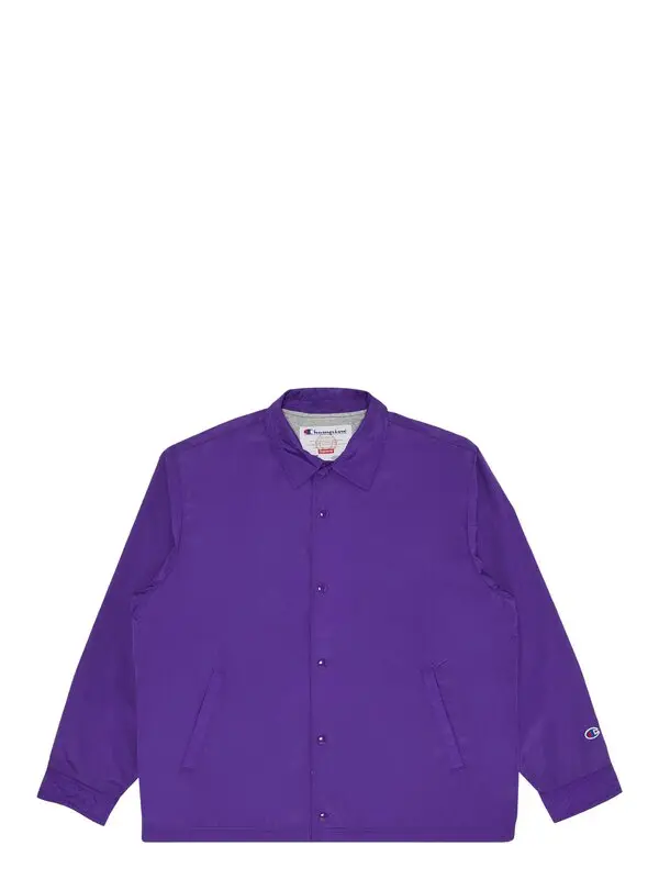 Supreme X Champion Coaches Jacket - Purple