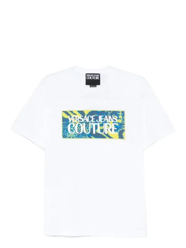 Versace Logo-patch T-shirt - White