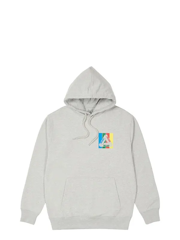 PALACE Tri-emb Hood Marl - Grey