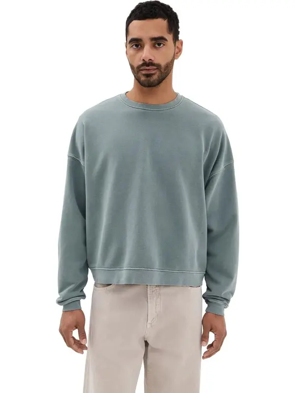 ASHER Duster Crewneck Sweatshirt - Ocean