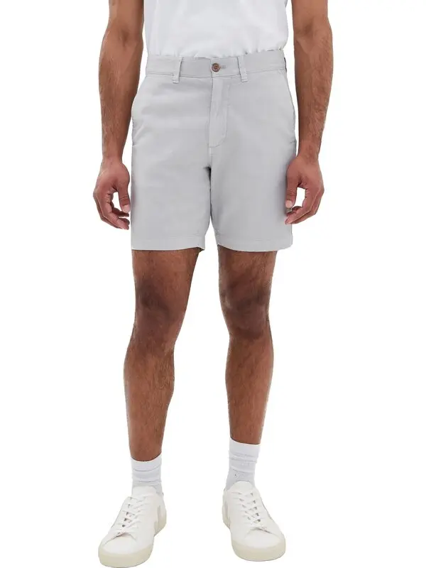 Faherty Brand Essential Chino Short - Rain Cloud