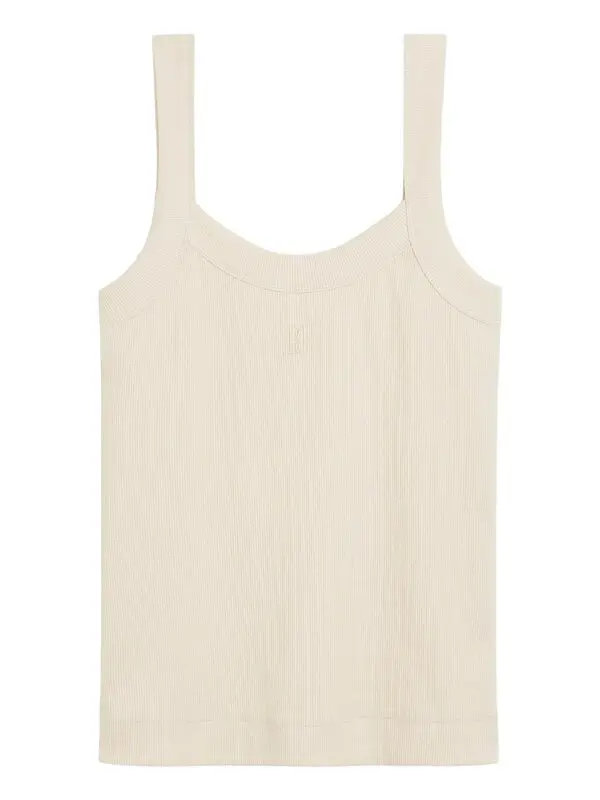 BY MALENE BIRGER Frillio Top - Oyster Gray