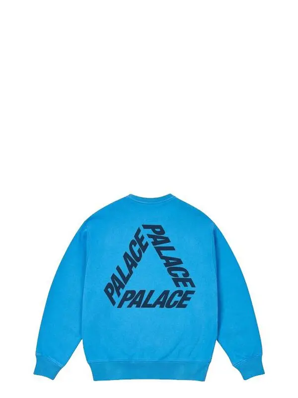 PALACE Pigment P3 Crew - Ocean Blue