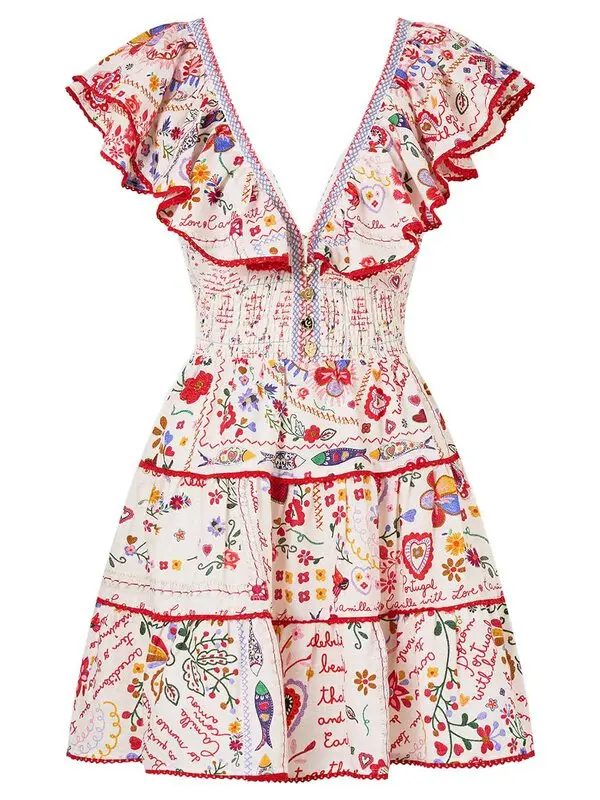 Camilla Tiered Mini Dress - A Kitsch In Time