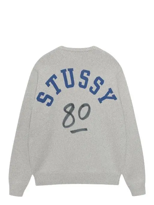 StÜssy Handwritten Sweater - Heather Grey