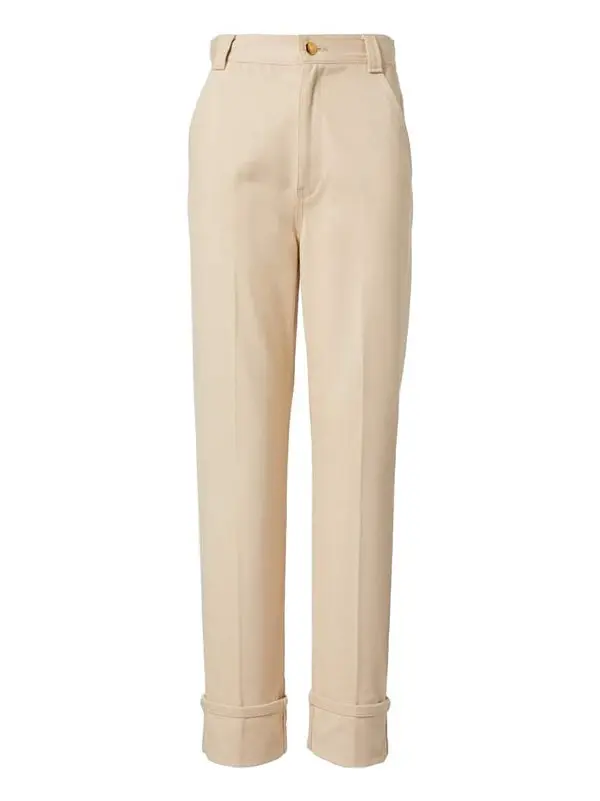 Loro Piana Garey High-rise Straight Jeans - Beige