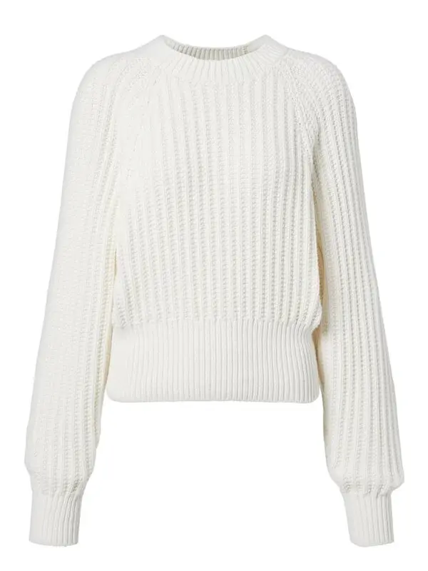 Loro Piana Moltrasio Cotton Sweater - White