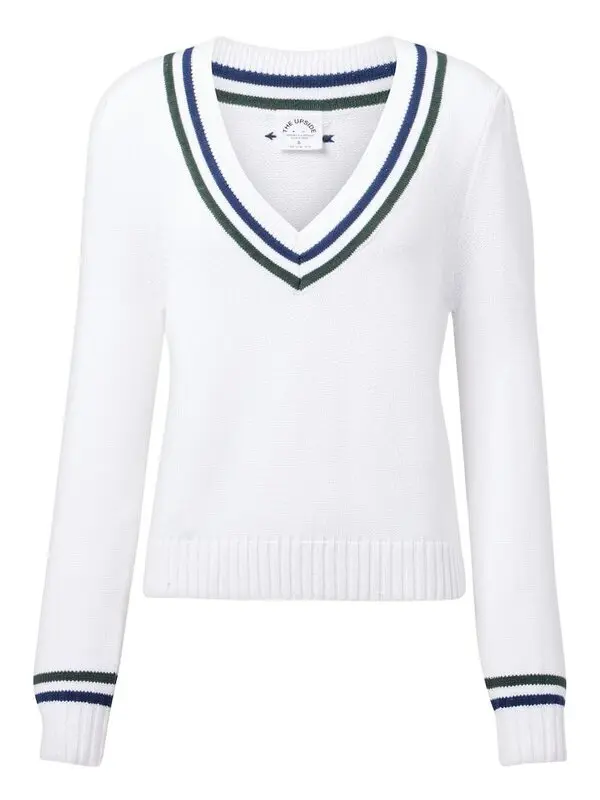 The Upside Sonny Cotton Sweater - White
