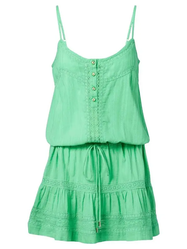 Melissa Odabash Kelly Mini Dress - Green