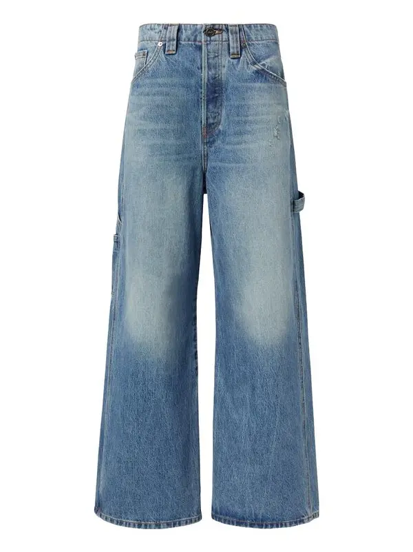 Khaite Sowen Wide-leg Jeans - Blue