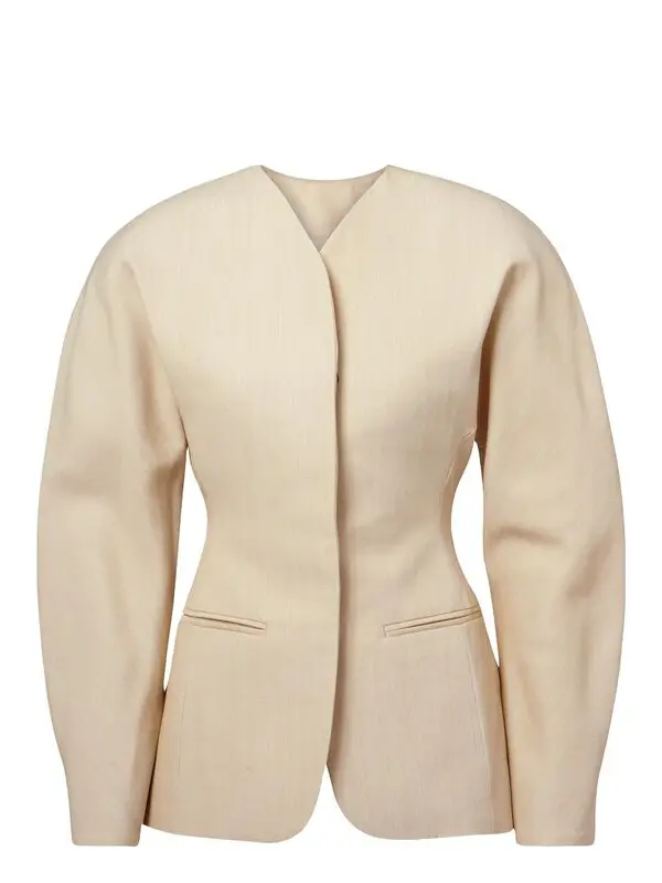 Jacquemus Ovalo Jacket - Beige