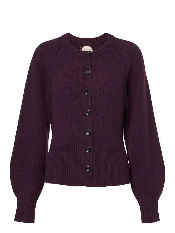 Jardin Des Orangers Cashmere Cardigan - Purple