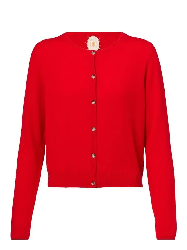 Jardin Des Orangers Cashmere Cardigan - Red